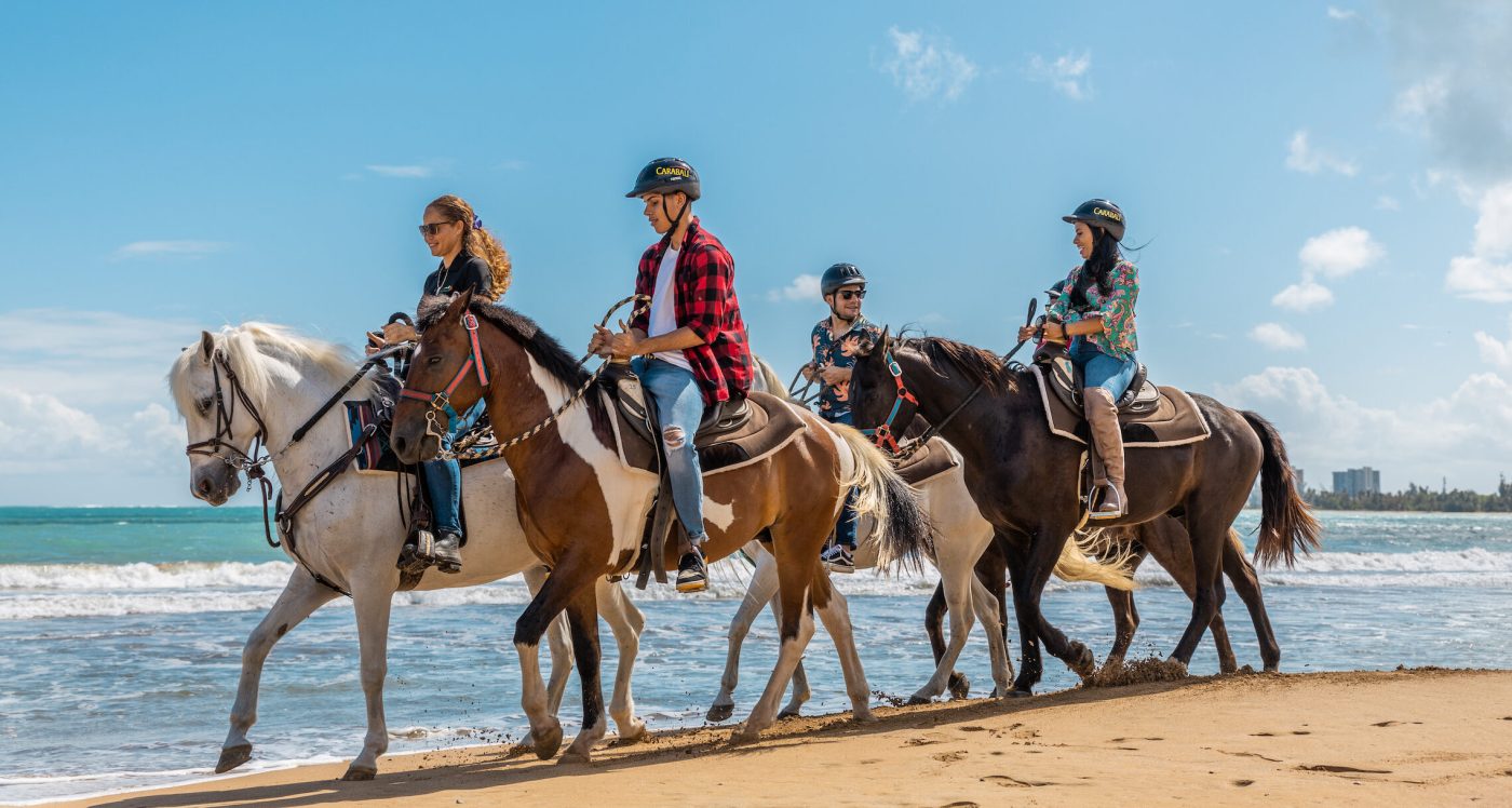 Horseback Riding to the Beach in Puerto Rico | Carabali Rainforest ...